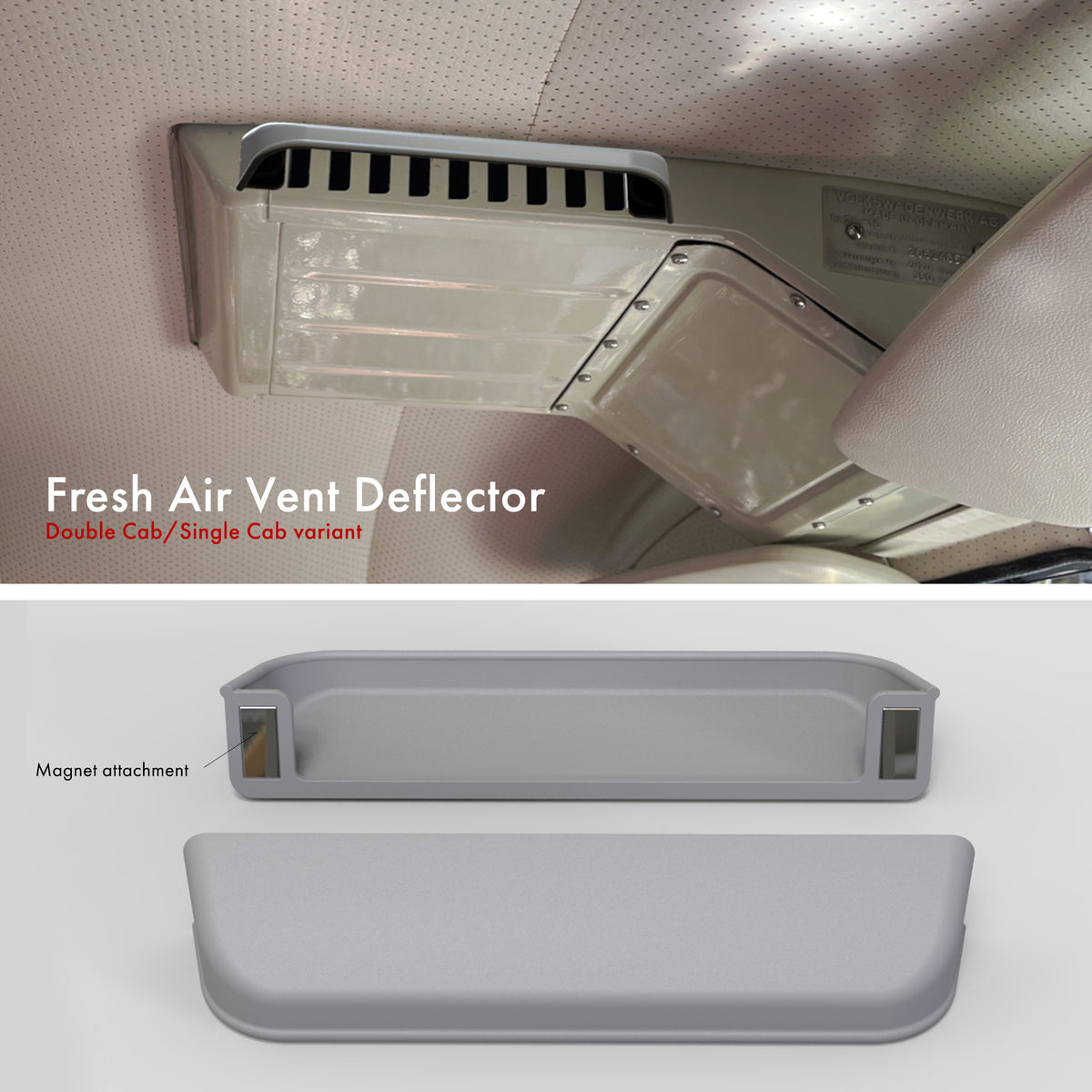 Bus Air Deflector - Double/Single Cab Variant – project-therapy-design