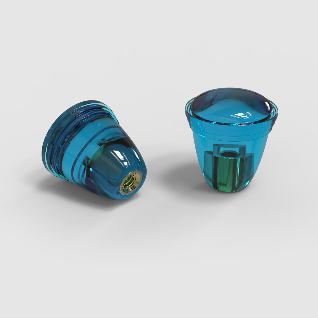 Clear Blue Dash Knobs – project-therapy-design