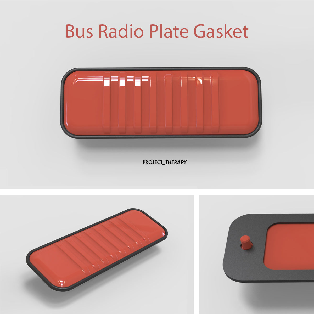 Gasket - Bus Radio Plate pre '67 – project-therapy-design