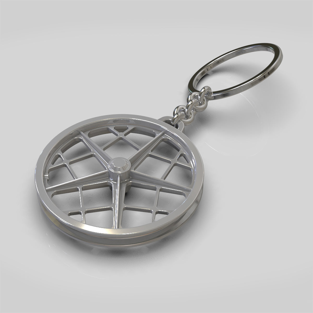 BMX Moto style wheel key chain – project-therapy-design